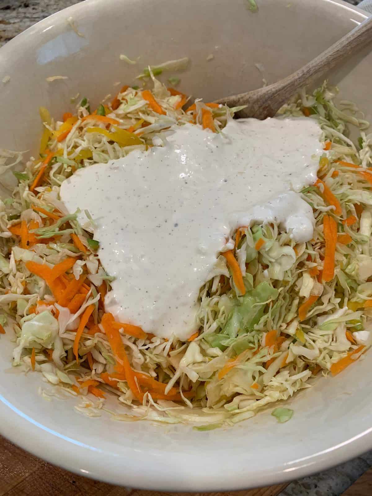 Crunchy Cole Slaw - Crinkled Cookbook