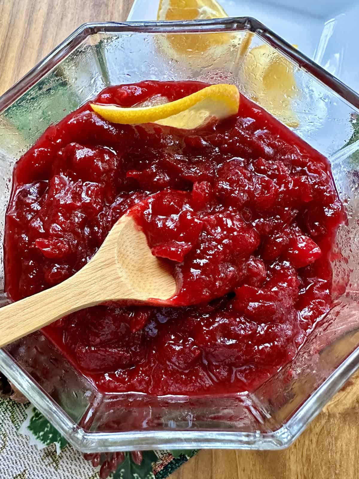 Cranberry and Orange Sauce - Crinkled Cookbook