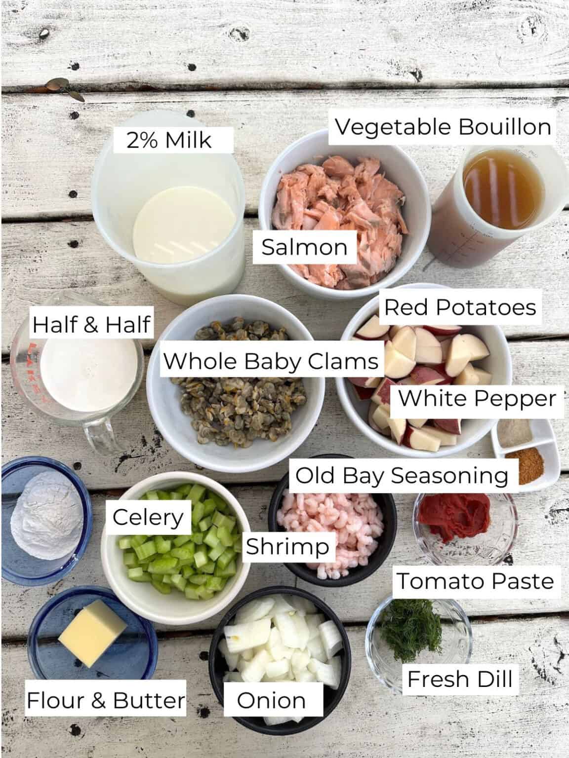 Creamy Seafood Chowder Recipe - Crinkled Cookbook