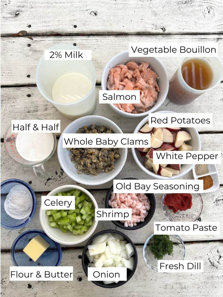 Creamy Seafood Chowder Recipe - Crinkled Cookbook