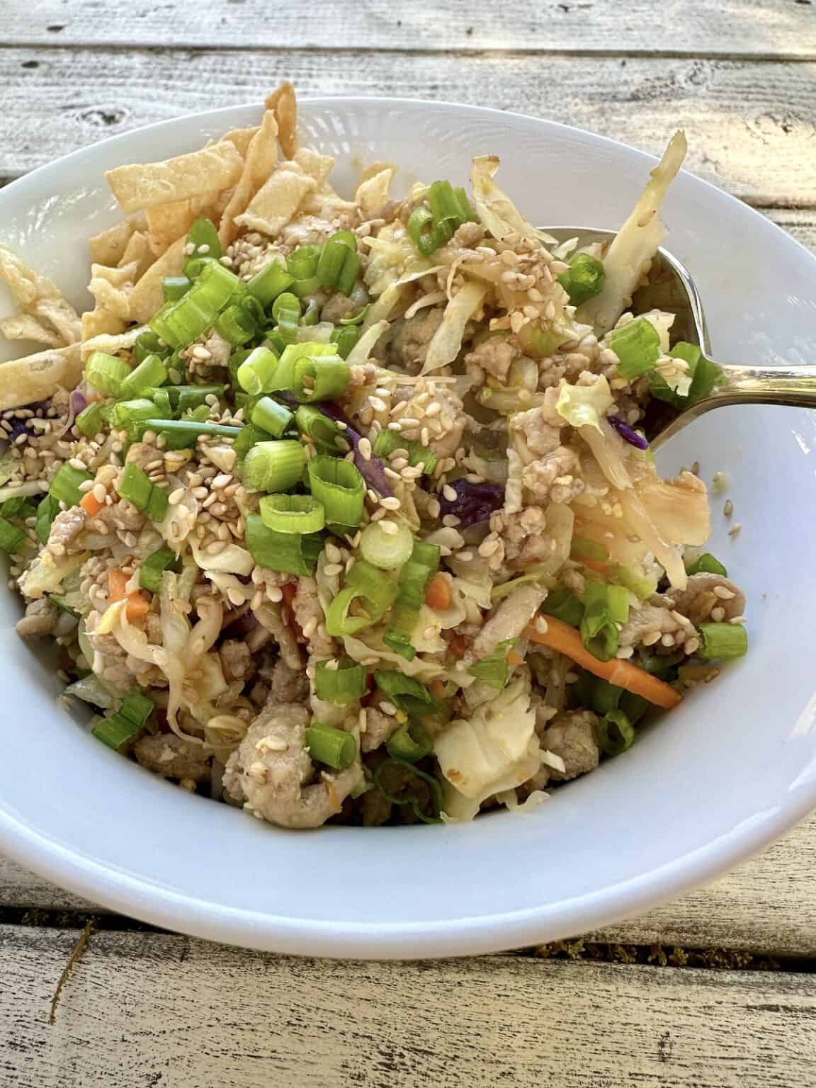 Spring Roll in a Bowl - Crinkled Cookbook