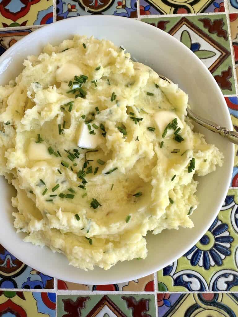 Yukon Gold Mashed Potatoes - Crinkled Cookbook