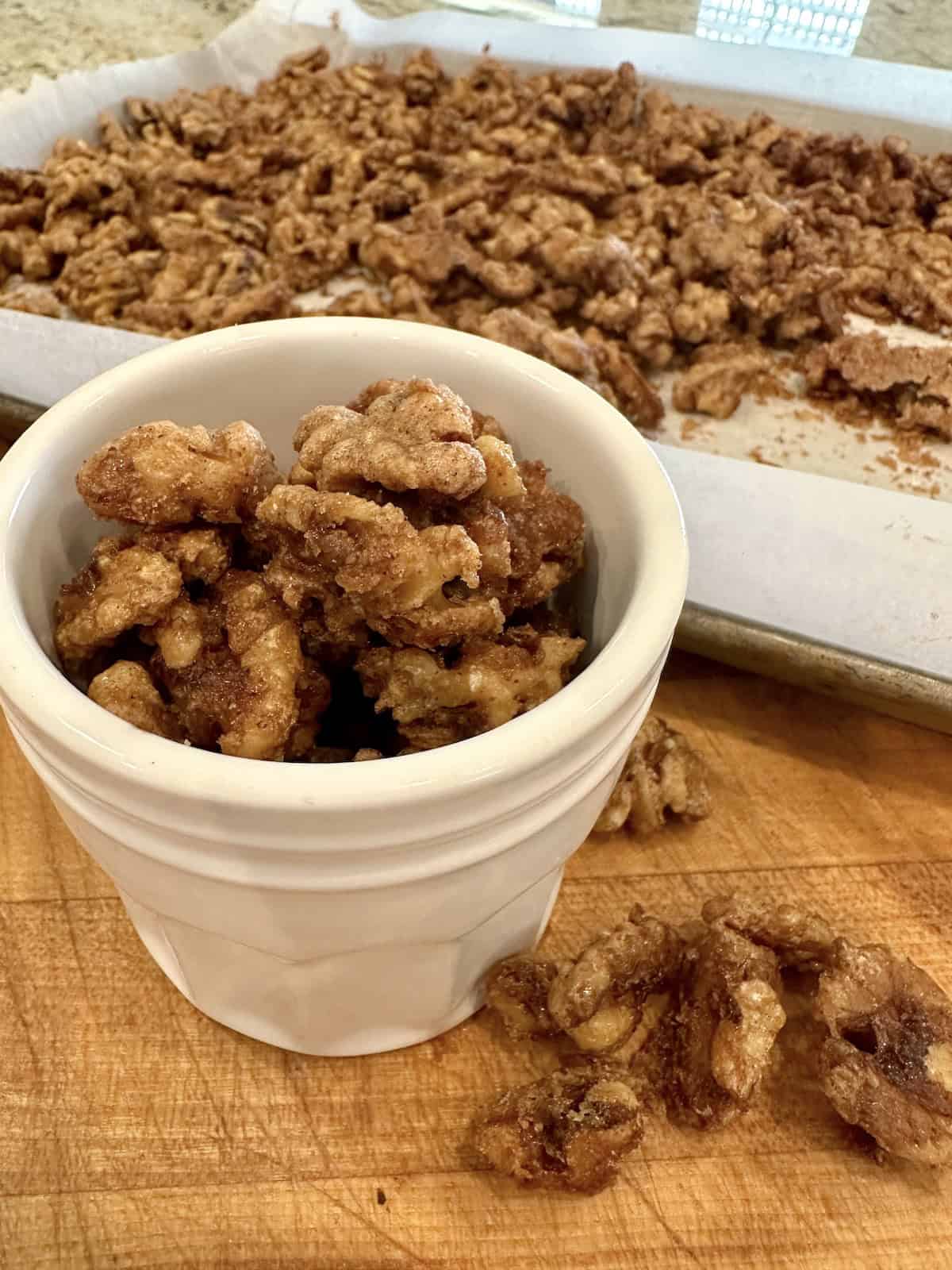 Spiced Walnuts - Crinkled Cookbook