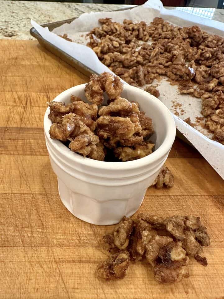 Spiced Walnuts - Crinkled Cookbook