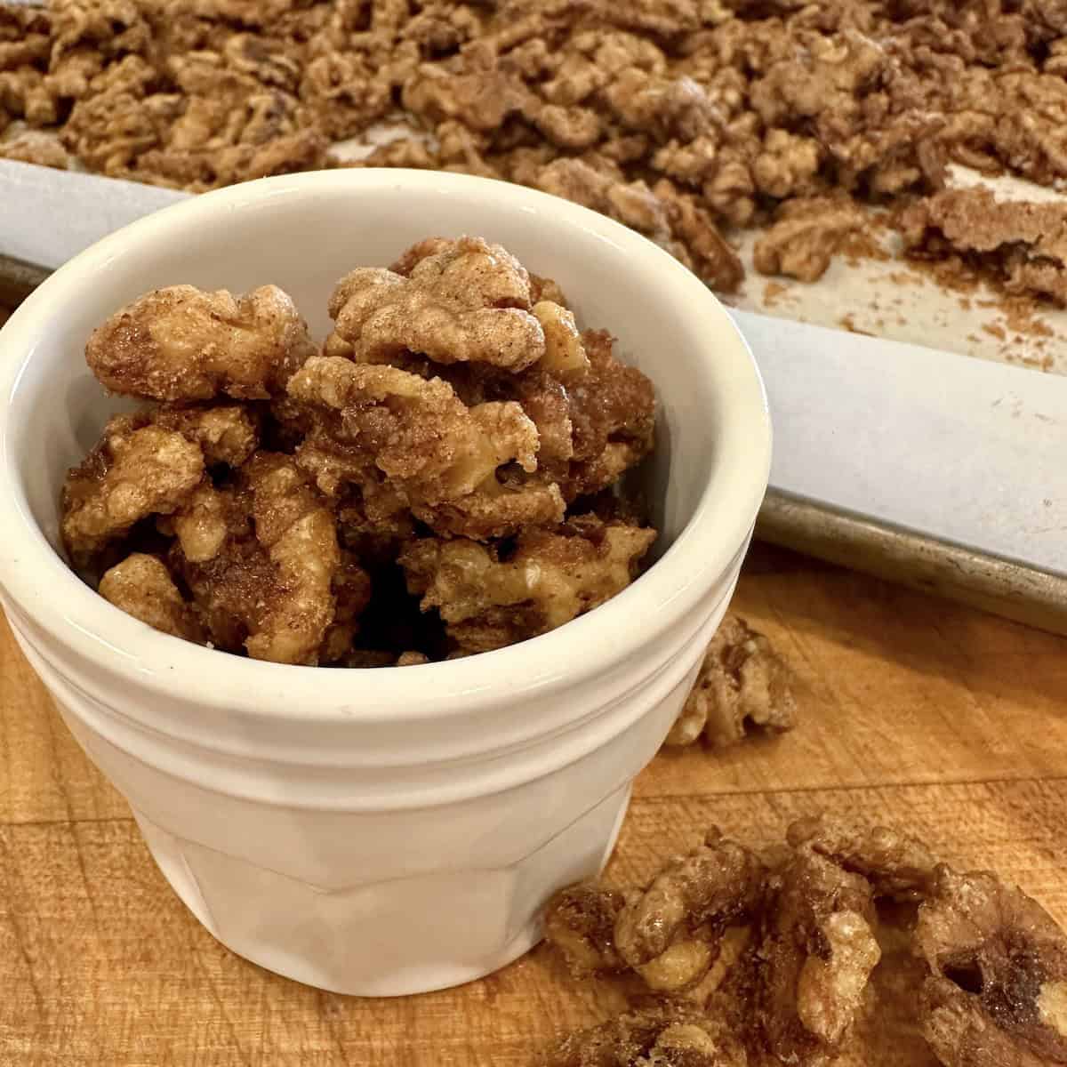 Spiced Walnuts - Crinkled Cookbook