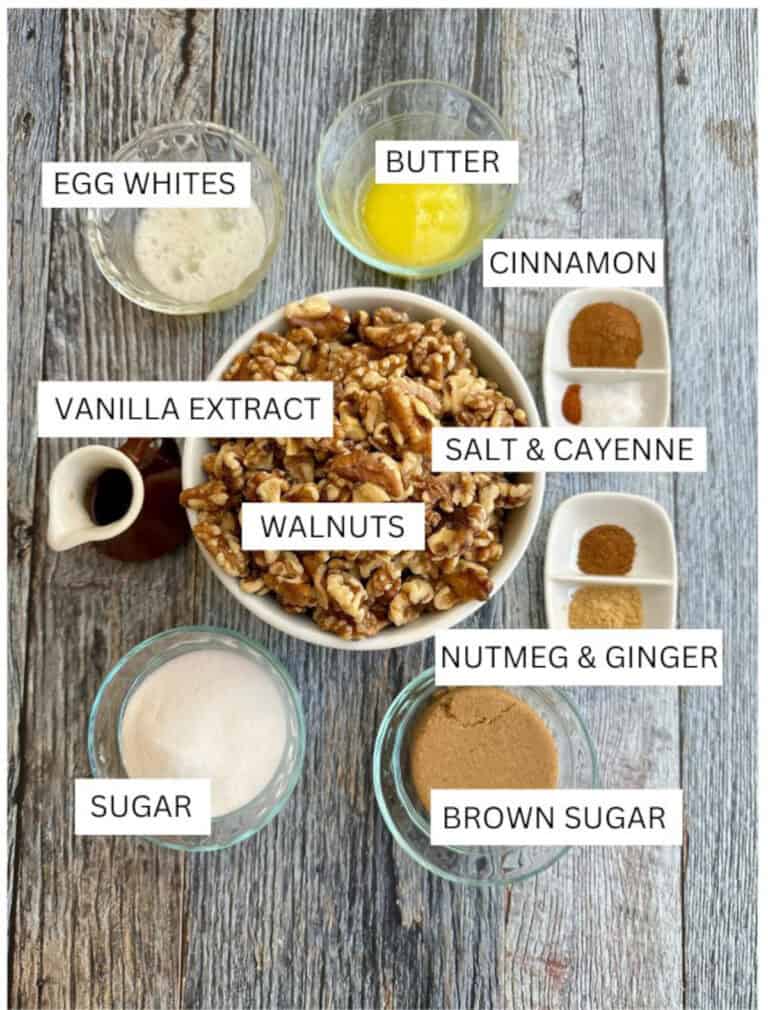 Spiced Walnuts - Crinkled Cookbook