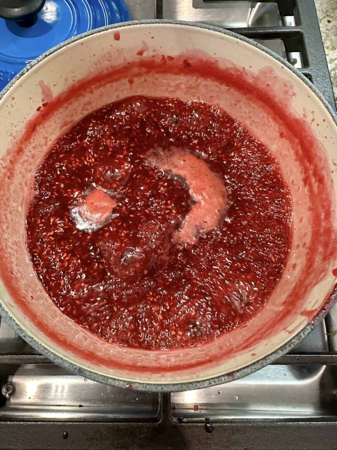 Easy Raspberry Jam (No Pectin, No Canning) - Crinkled Cookbook